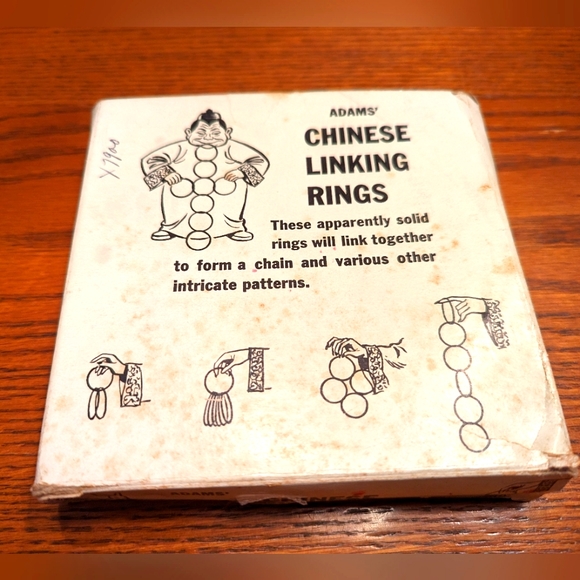 Adams | Toys | Ss Adams Chinese Linking Rings Ca Late 6searly 70s ...